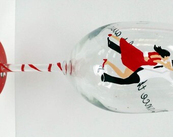 Popular items for dance wine glass on Etsy