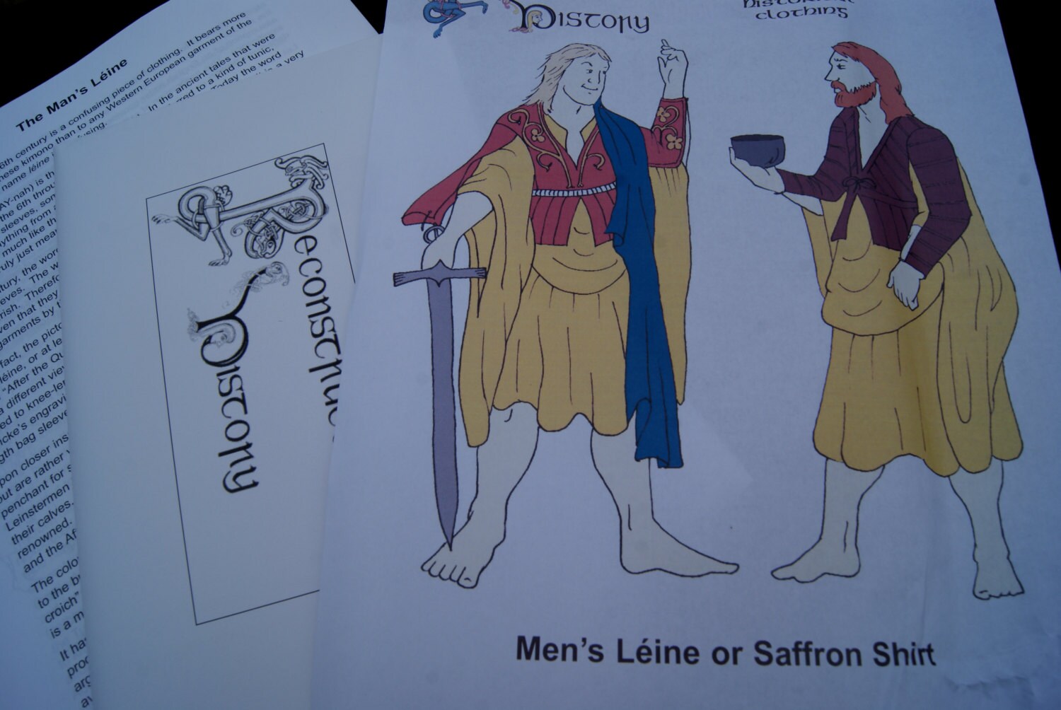 SALE Men's Leine or Saffron Shirt Sewing Pattern