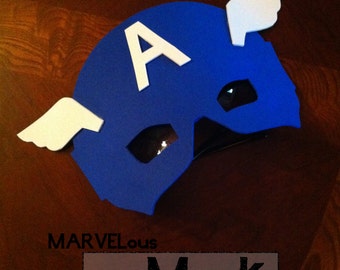 Captain america mask | Etsy