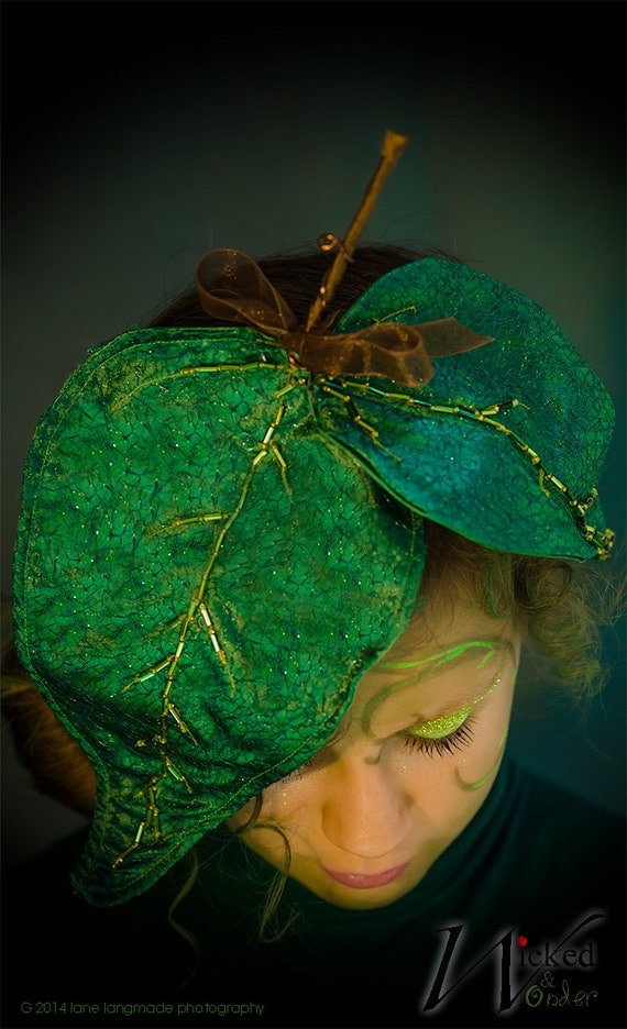 Fairy Costume Fairy Hat Fairy Leaf hat pixie hat leaf