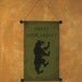 Hand Painted House Mormont Canvas Banner Here We