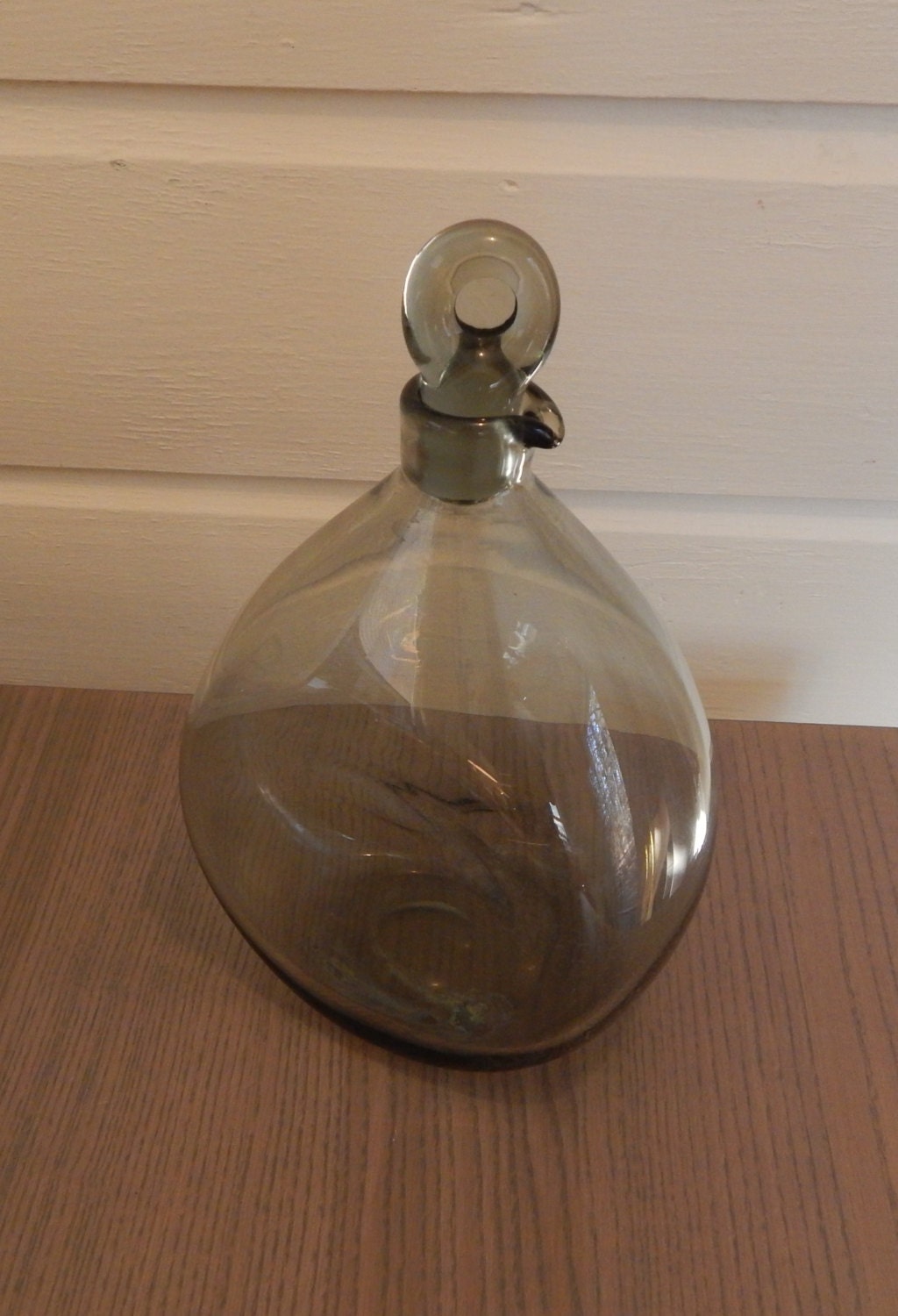 1953 Danish Per Lutken for Holmegaard Glass Decanter