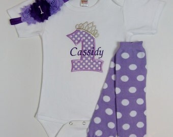 1st Birthday Girl Outfit First Birthday Girl Clothing Black Gold One ...