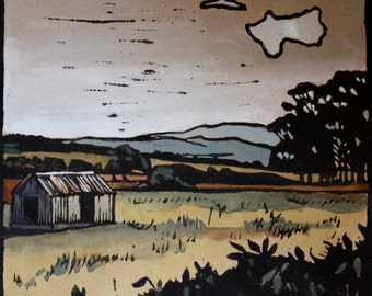 Popular items for lino print on Etsy