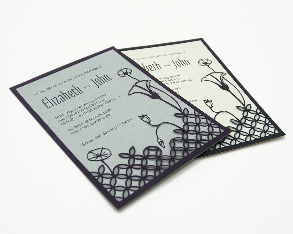 papercut invitations – OnePaperHeart – Stationary & Invitations