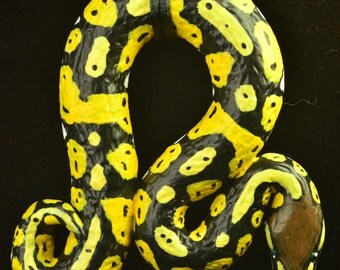 Sale Item*** Hand Painted Polymer Clay Pastel Ball Python Pendant
