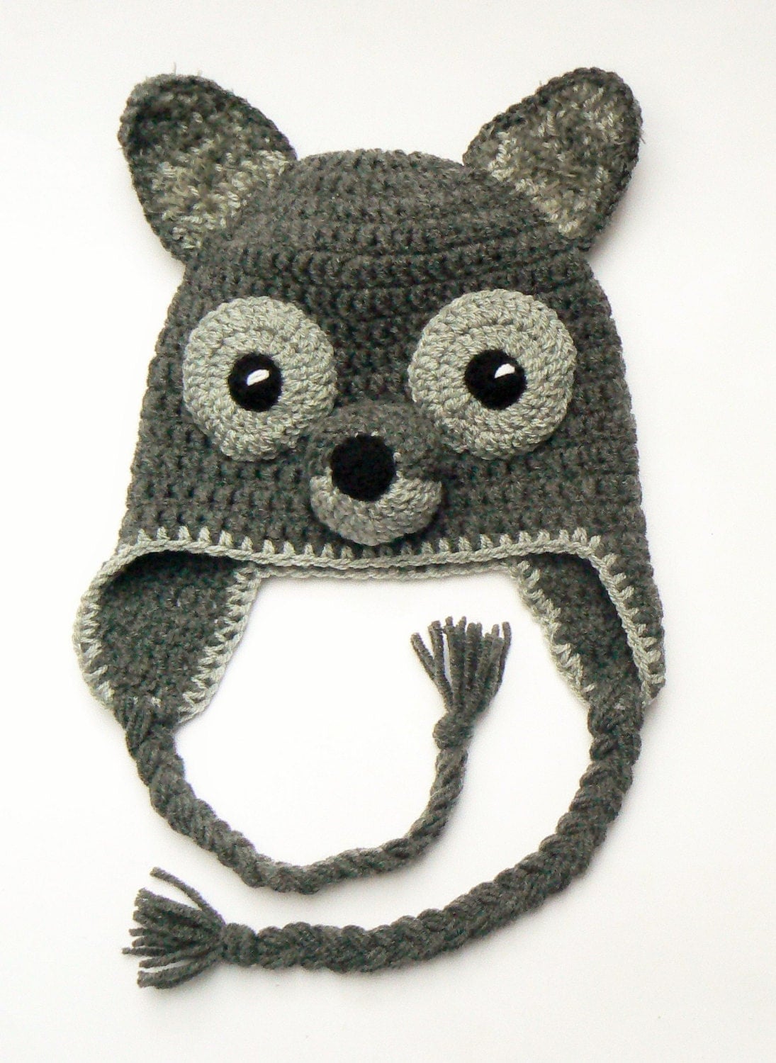Wolf Hat Kids Hat Toddler Hat Animal Hat Hat with Ears
