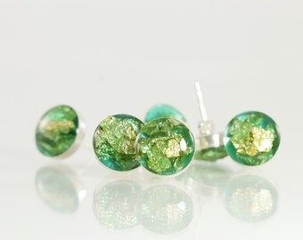 Popular items for resin stud earrings on Etsy