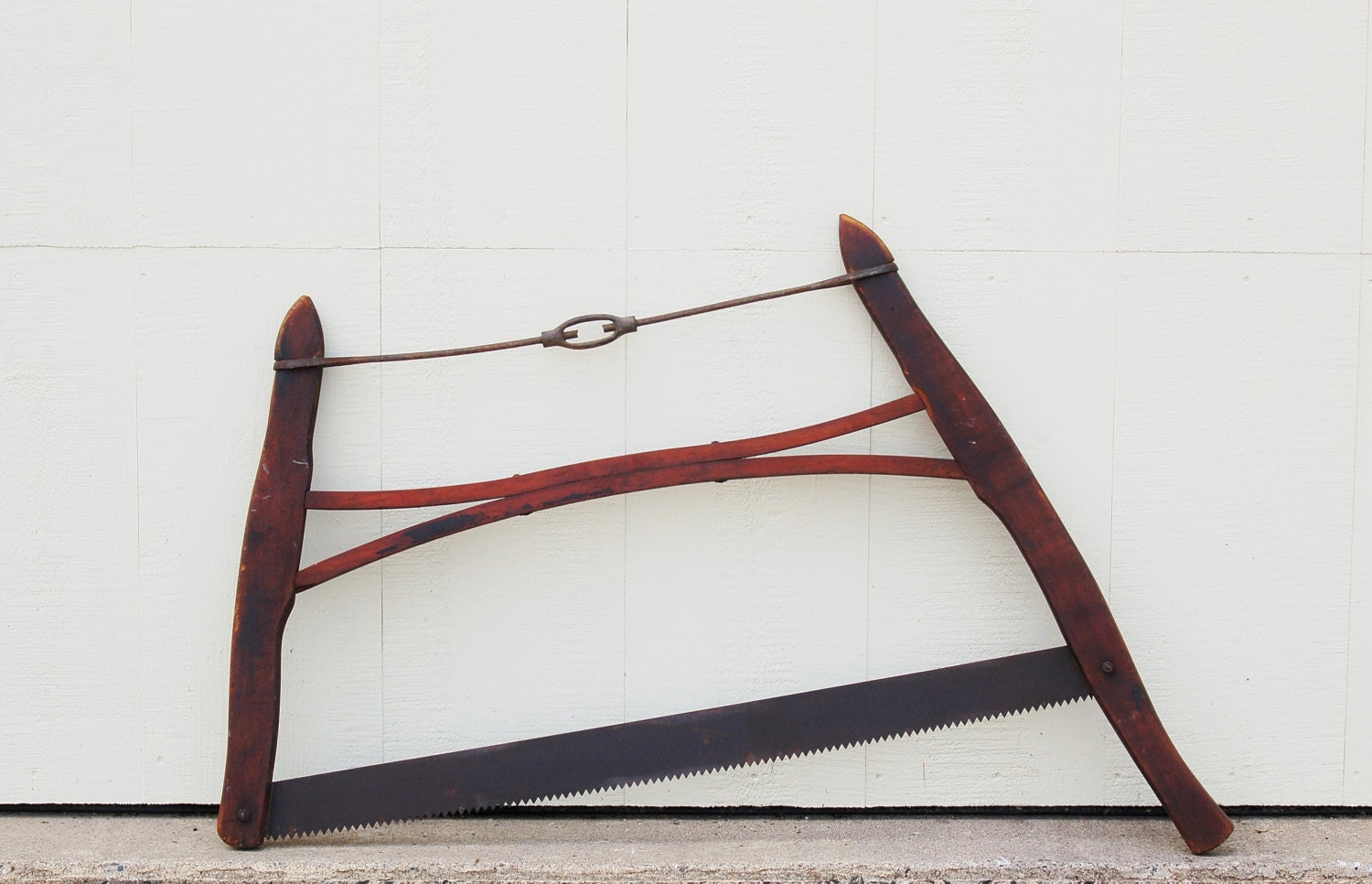 Antique Buck Saw Antique One Man Buck Saw Primitive Rustic