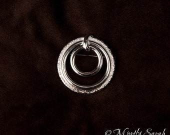 Unique silver scarf pin related items | Etsy