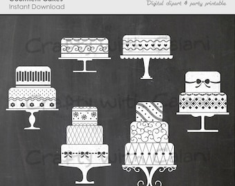 Popular items for cake clipart on Etsy