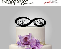 Popular items for infinity cake topper on Etsy