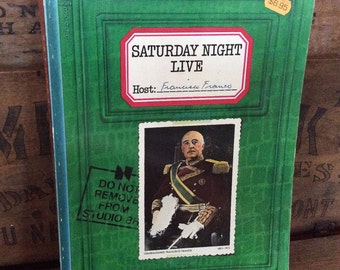 Vintage Estate 1977 Saturday Night Live Host Francisco Franco Script ...