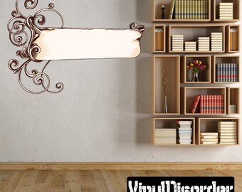 Popular items for scroll wall decals on Etsy