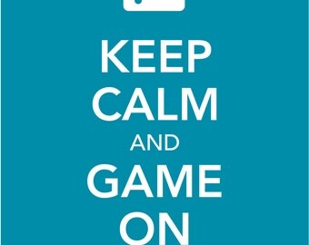 Keep calm art print | Etsy