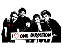 Unique one direction wall decal related items | Etsy