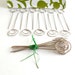 25 DIY Table Number Holder Clips Stands by TidalHandcrafts