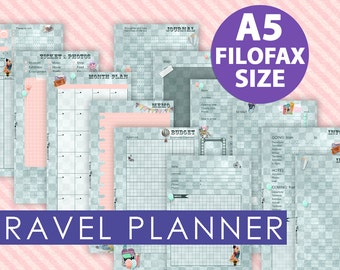 Printable Journal pages for FIlofax A5 size