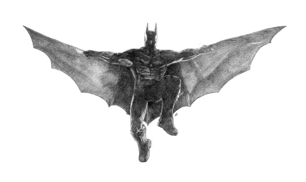 BATMAN Arkham Knight pencil drawing