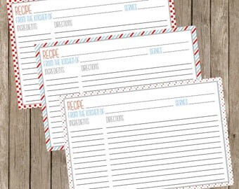Printable Monthly Menu Planner by MariasKraftyDesigns on Etsy