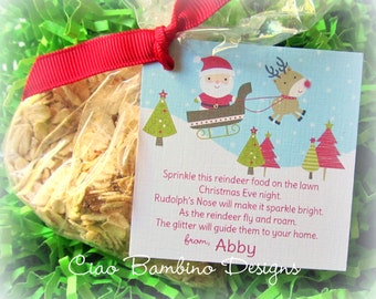 Santa claus tags | Etsy