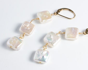 Square pearls | Etsy