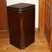 Waterfall Hamilton Trash Can Garbage Bin Vintage Wood Step Lid
