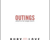 Baby Memory Books and Modern School Years by rubylovedesigns