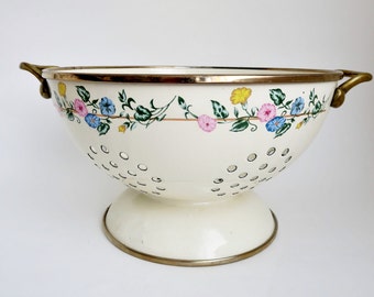 Popular items for metal colander on Etsy