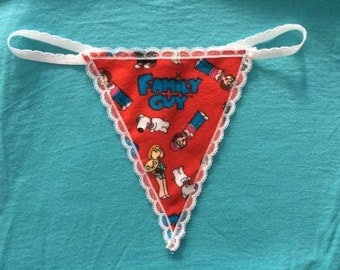 Womens SPONGEBOB BOAT G-String Thong Lingerie Panty Underwear