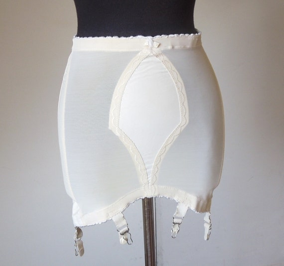 Vintage Hip Girdle Shaper With Garter Clips By Momodeluxevintage