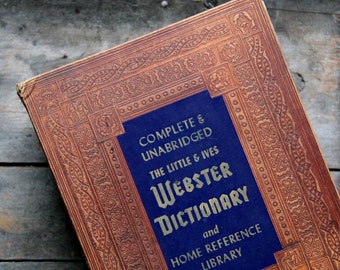 Popular items for webster dictionary on Etsy