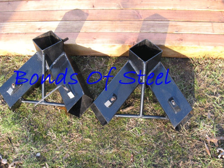 Angled Leg 4X4 Wood Post Angle Brackets Bonds Of by bondsofsteel