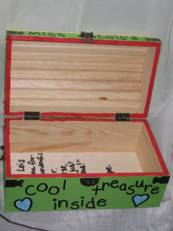 Teacher's Treasure Chest or Incentive Box Medium Sized