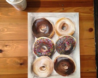 Popular items for donut art on Etsy