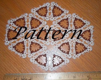 PATTERN: A fabulous Tatted ANGEL Tatting Pattern Christmas
