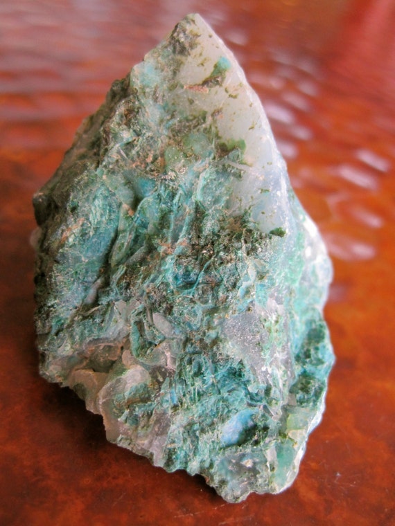 Rough Arizona Chrysocolla Mineral Specimen by PamelasDesertRocks