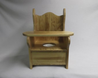 The Little Denver Wooden Potty Chair by WonderWoodShop on Etsy