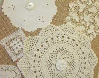 Doily wall art | Etsy