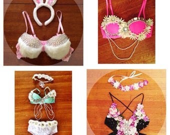 Custom Rave Outfit // Rave Bra (Price Varies)