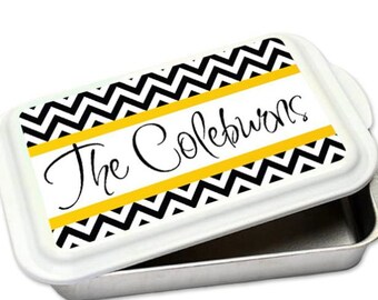 Monogrammed cake pan | Etsy