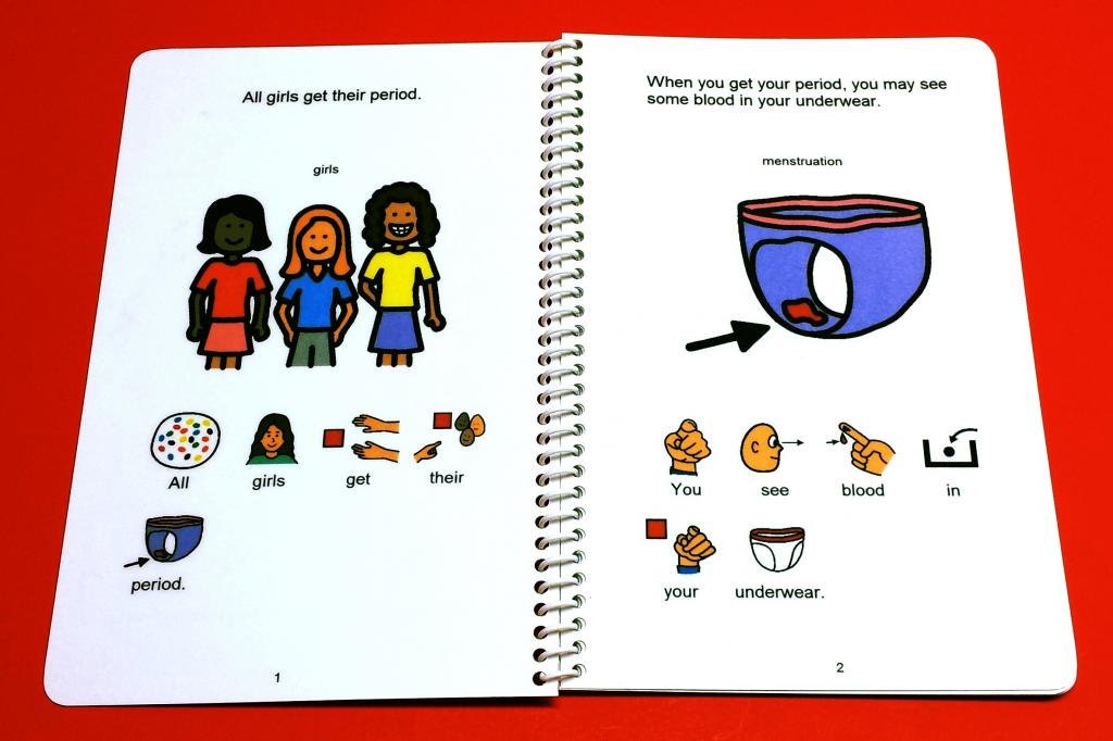 I Have My Period Autism Social Skills Story PECS Puberty