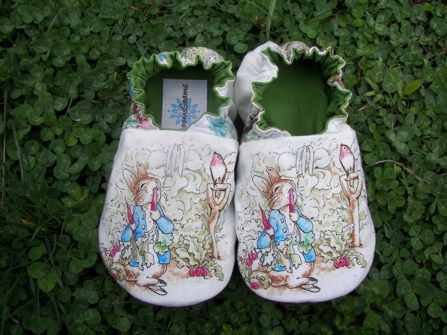 PETER RABBIT in the Garden Baby ShoesBaby's First Shoe
