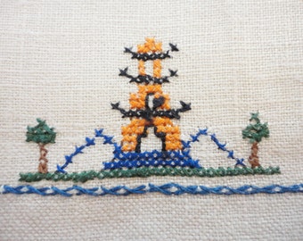 Temple embroidery | Etsy