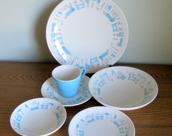 Popular items for 60s dinnerware on Etsy