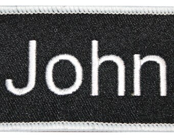 Iron on name tag | Etsy