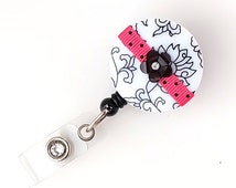 Popular items for girly badge reel on Etsy
