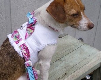 Popular items for denim dog harness on Etsy