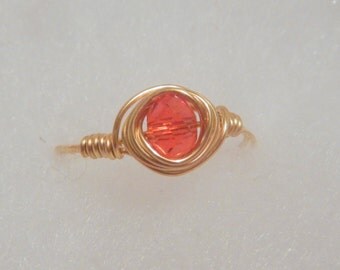 14K Gold Wavy Wire Ring