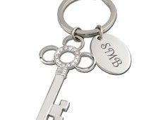 Popular items for key shaped key chain on Etsy